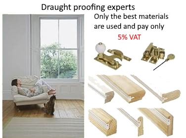 Draught Proofing | For sliding sash windows